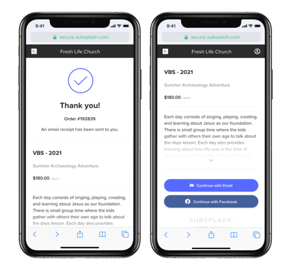 Subsplash Giving | Lowest Effective Rates for Churches and Non-Profits