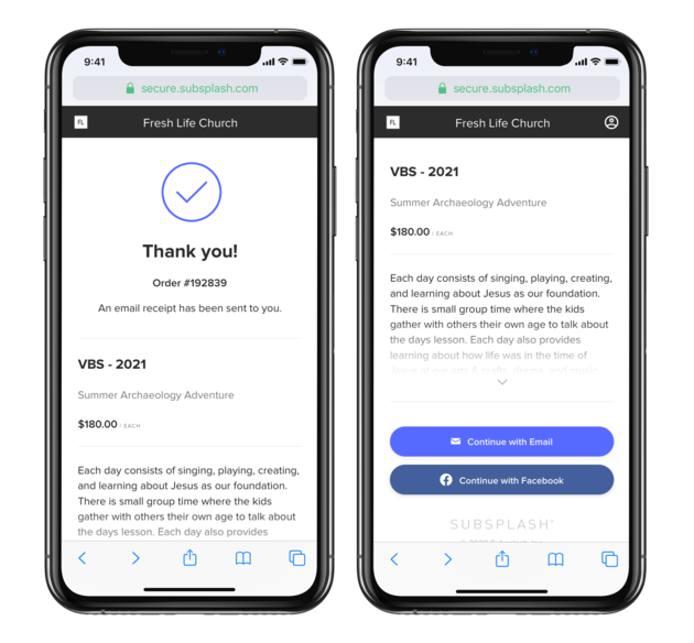 Subsplash Giving | Lowest Effective Rates for Churches and Non-Profits