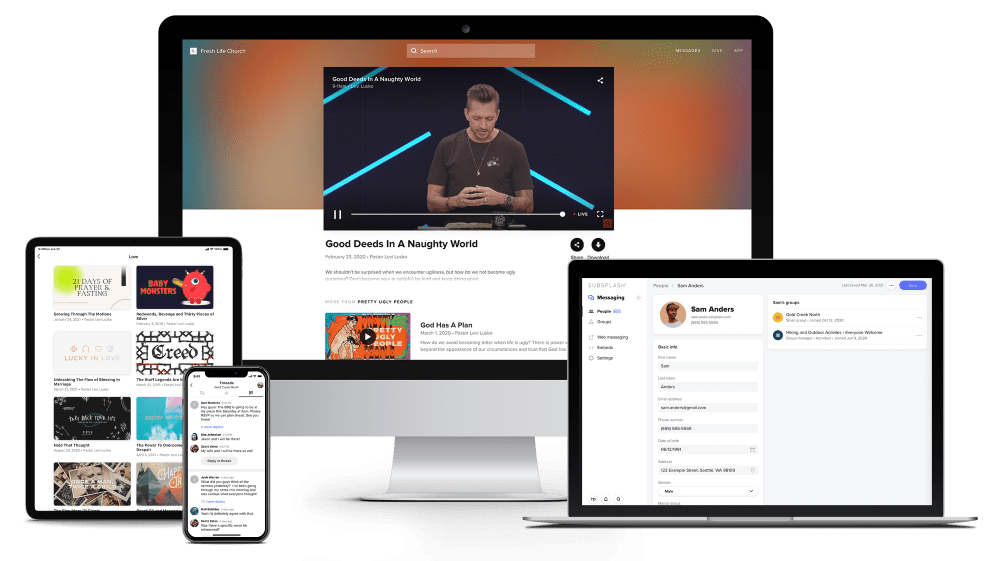 Subsplash One—consolidate and simplify your tech | Subsplash